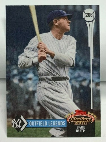 Babe Ruth 2020 Topps Throwback Thursday '92 Stadium Club QB Legends ...