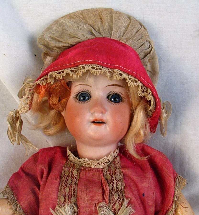 ANTIQUE DOLL *WILLIAM GOEBEL* ORIGINAL CLOTHES c.1900 | eBay