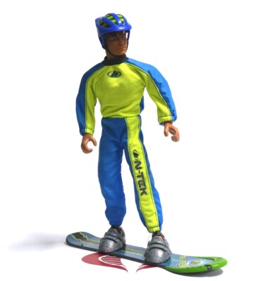 Max Steel Action Figure MAX STEEL Tornado Chaser w Snowboard & Helmet ...