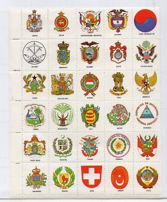 Escudos de Diversos Paises Mundiales (EA-243) | eBay