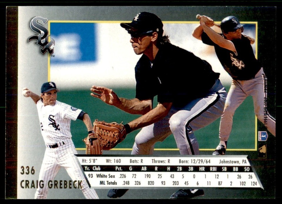 1994 Fleer Ultra #336 Craig Grebeck | eBay