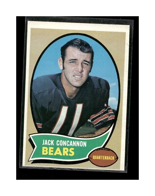 1970 Topps #212 Jack Concannon Chicago Bears EX FOOTBALL | eBay