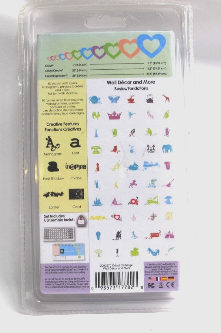 Wall Decor And More Cricut Cartridge Booklet Amazon.com: Cricut