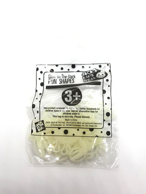 Jack in the Box 1998 Glow in the Dark SEALIFE Fun Shapes Kids Meal ...