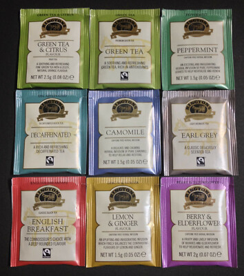 "RINGTONS" Selection Pack 9 Different Enveloped Tea Bags | eBay