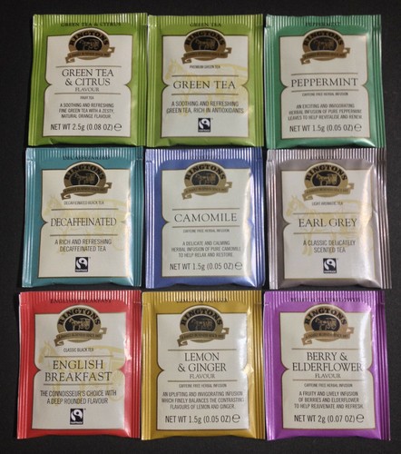 "RINGTONS" Selection Pack 9 Different Enveloped Tea Bags | eBay