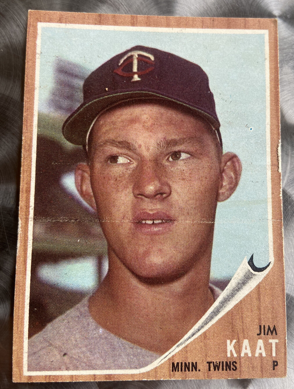 JIM KAAT 1962 Topps #21 Minnesota TWINS Baseball Card EX/VG+ | eBay