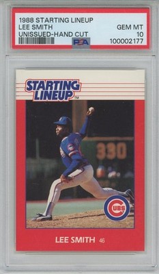 1988 Kenner Starting Lineup Card Lee Smith Unisssued PSA 10 Pop 3! | eBay