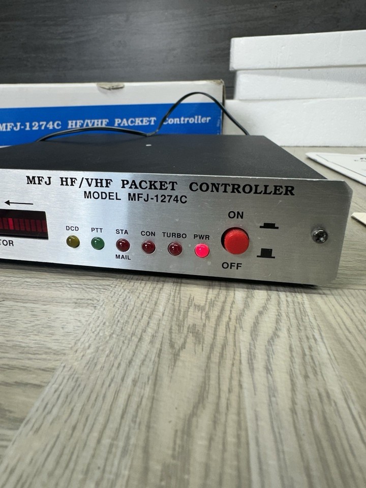 mfj-1274c Packet Controller Ham Radio Hf/vhf Tested Working Vintage | eBay