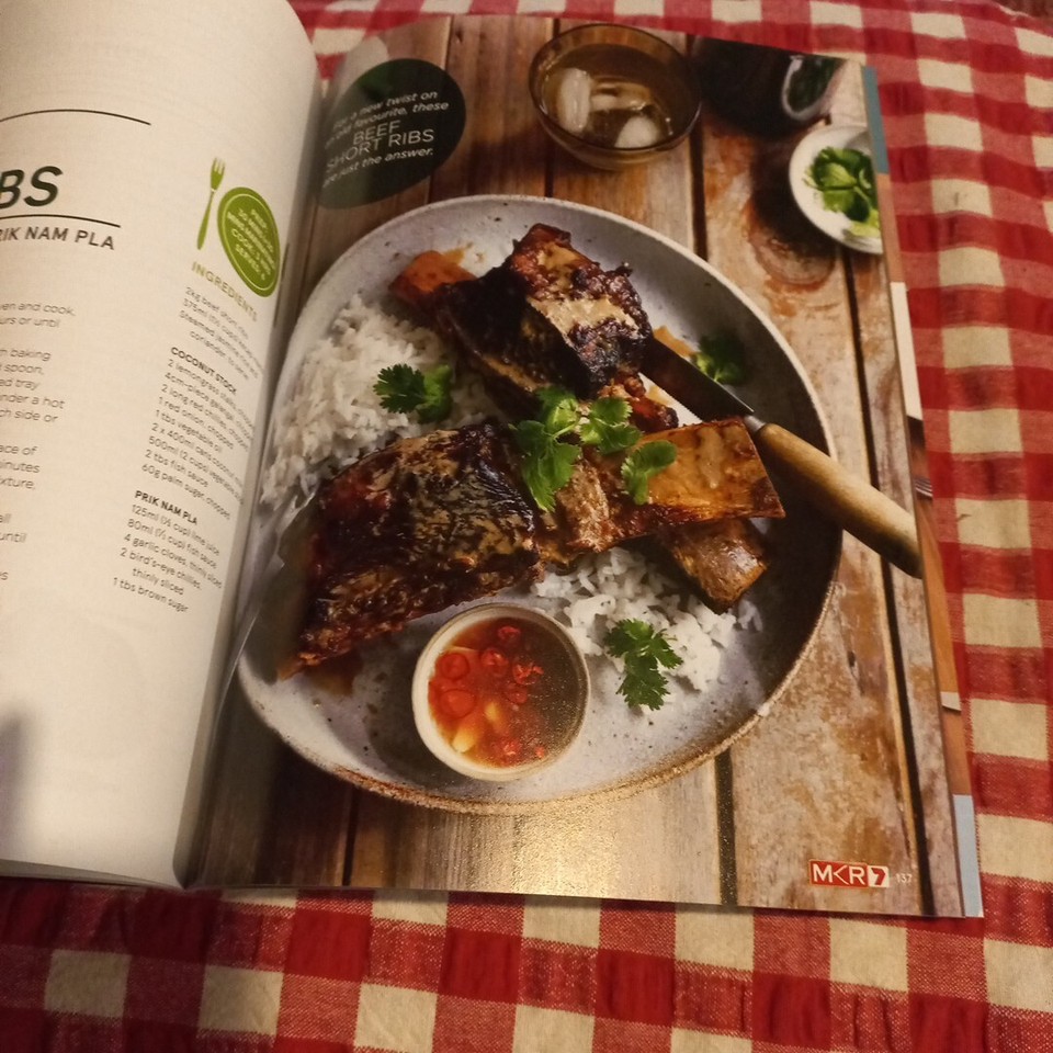 😇 MKR 2017 My Kitchen Rules Cookbook Recipe Book Paperback Australian ...