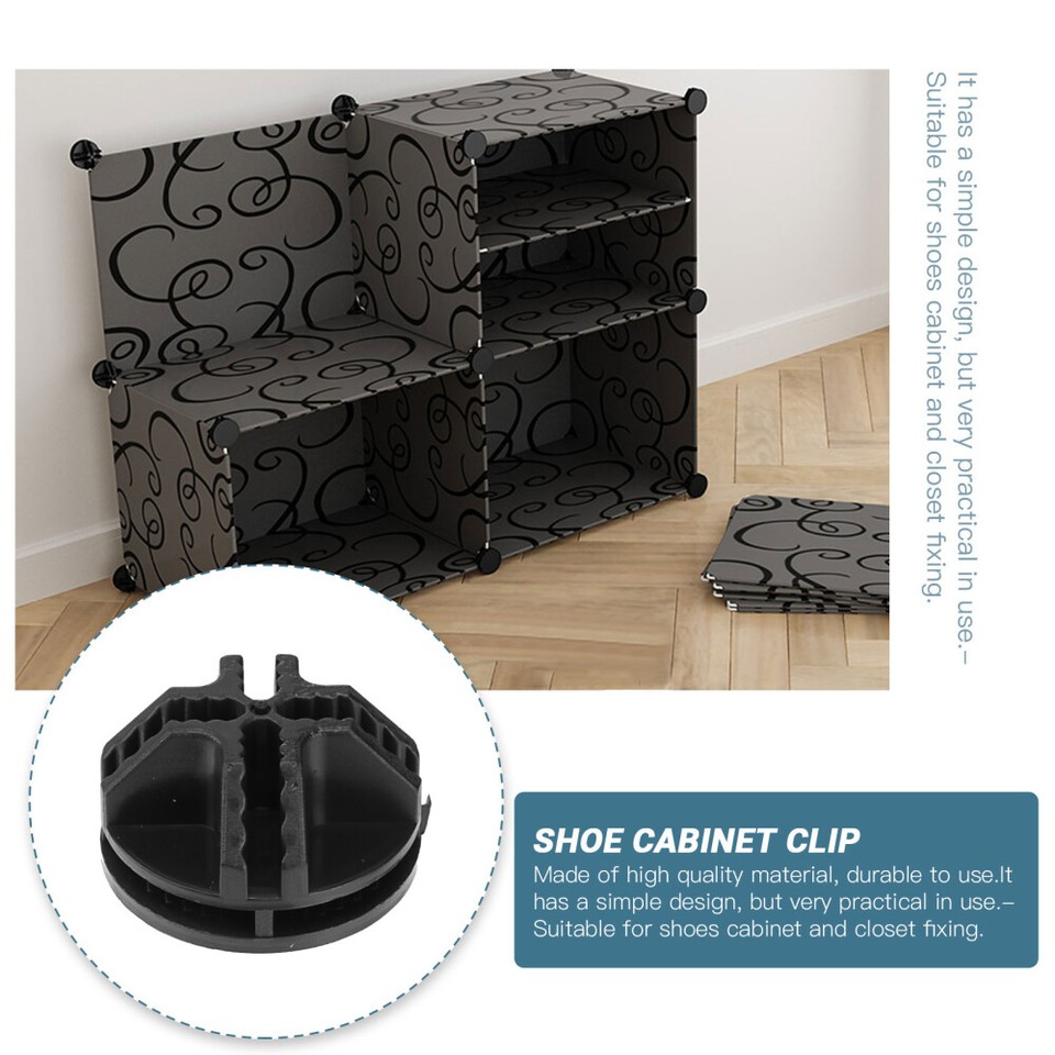 Wire Shelf Clips Wire Cube Connectors for Cube Storage Shelves Modular ...