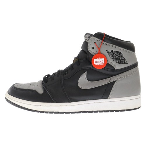 Nike Air Jordan 1 Retro High Og Black Medium Grey-White 555088-013 Men ...