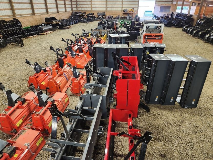 48" Mini Excavator Brush Rake for most excavators up to 13k lbs | eBay