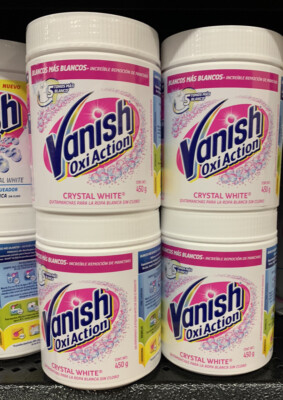 Vanish Oxi Action Crystal White~Fabric Stain Remover~Get 4 /450 g ...