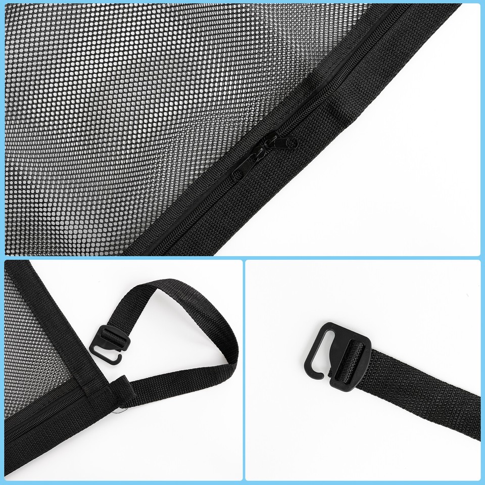 Car Roof Ceiling Net Mesh Storage Pouch Ceiling Pocket Organizer Bag ...
