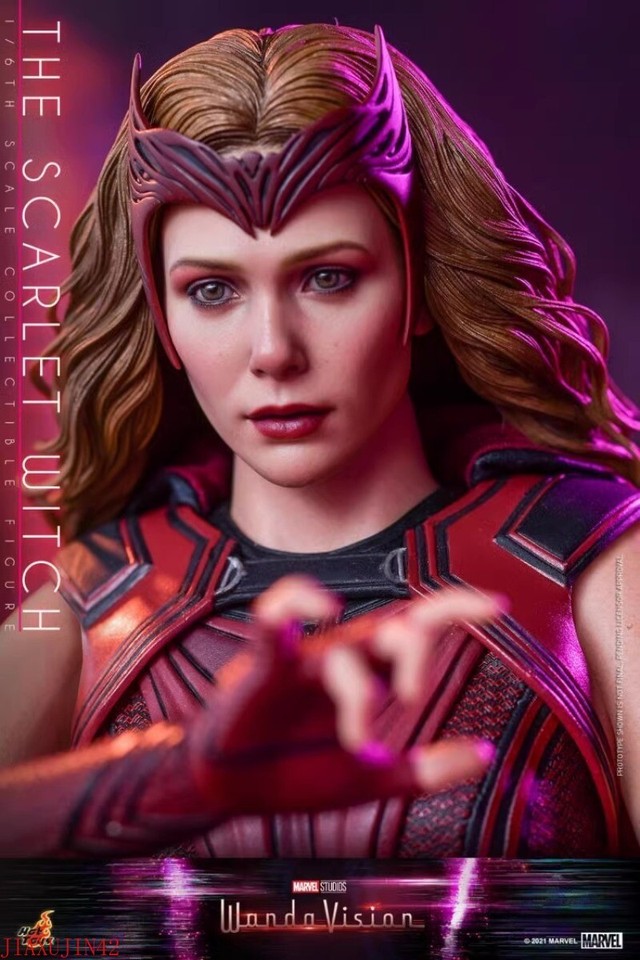1/6 Scale HotToys HT TMS036/037 The Scarlet Witch Wanda Vision Action ...