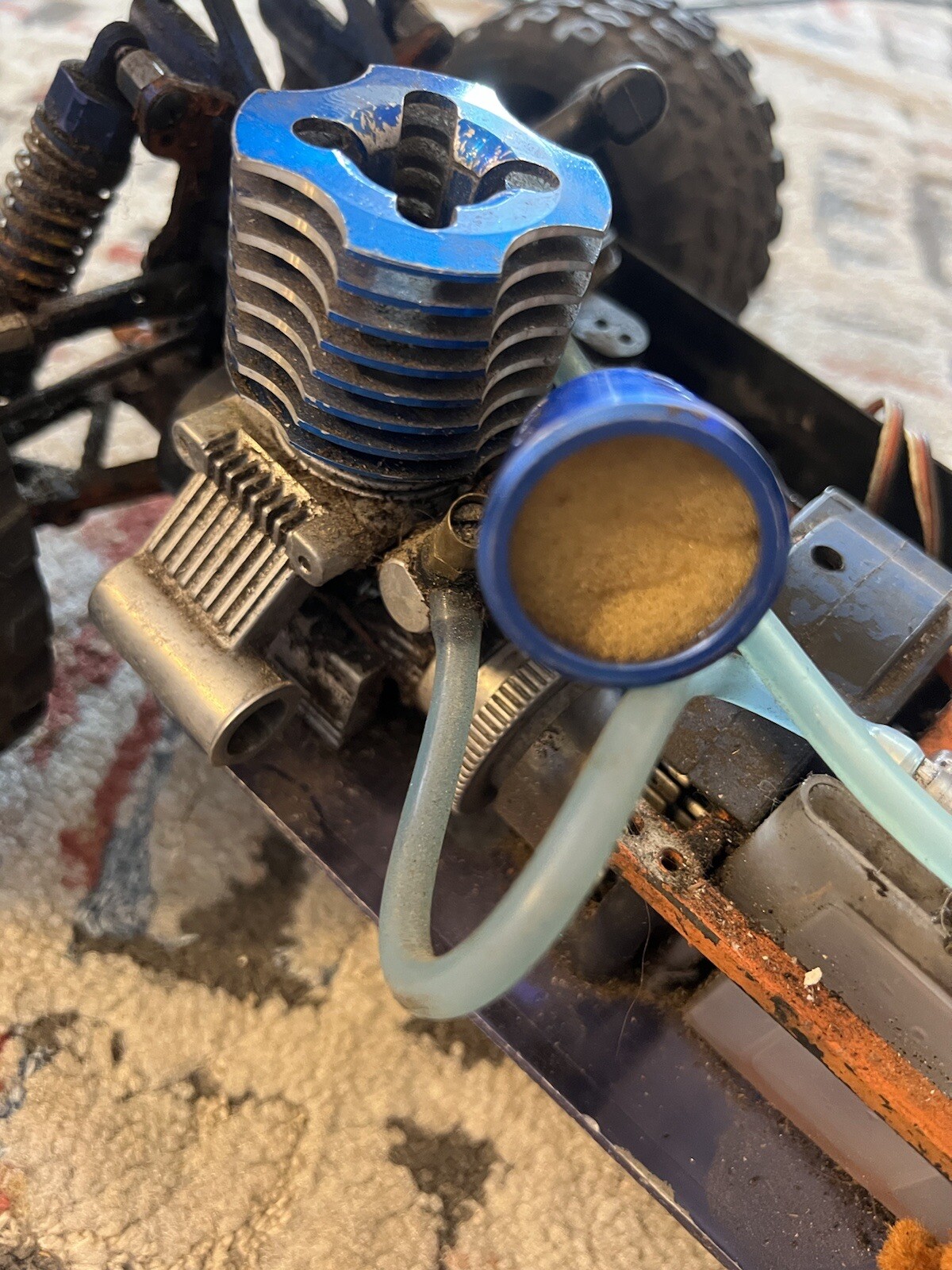 SH Engines Golden Lion RC Car Truck Nitro Gas Buggy For Repair Not ...