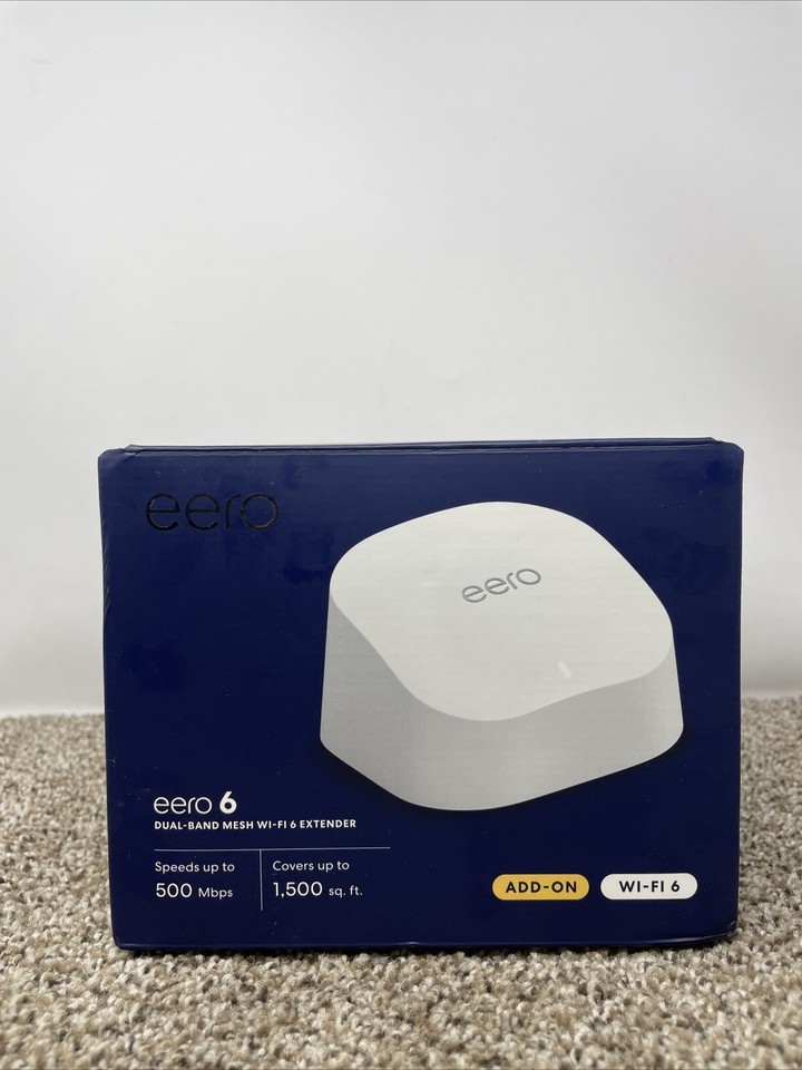 Eero 6 Q010001 Mesh WiFi 6 Extender With Power Cord | eBay