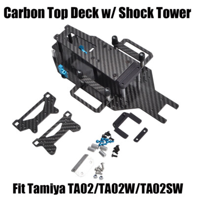 Carbon Chassis Frame Kit for Tamiya TA02SW TA02 TA02W TA02S TA02T ...