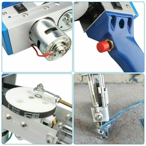 Electric carpet tufting gun flocking machines Cut Pile carpet weaving ...