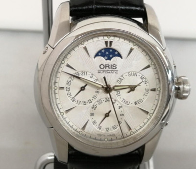 Oris 7546A Triple Calendar Moon phase Automatic Men's Watch from JP ...