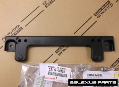 Lexus SC430 (2002-2005) OEM Genuine Front Bumper LICENSE PLATE BRACKET ...