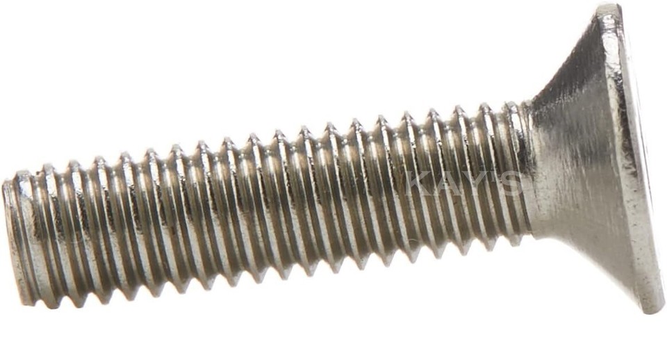 M4 M5 M6 M8 M10 COUNTERSUNK SCREWS ALLEN KEY SOCKET BOLTS A4 STAINLESS ...