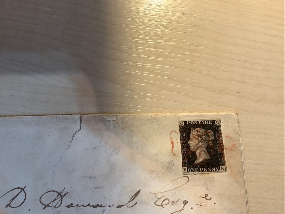 Penny 1d Black On Cover our ref 660 | eBay UK