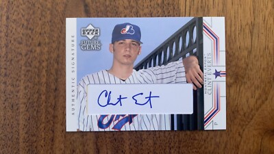 2002 Upper Deck Future Gems Clint Everts Auto #97 Montreal Expos | eBay