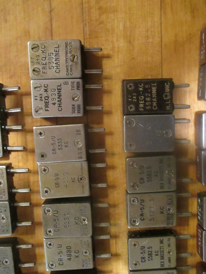 FT243 455 kHz KC IF TX/RX crystal pair Military Radio BC-611 720 PRC ...