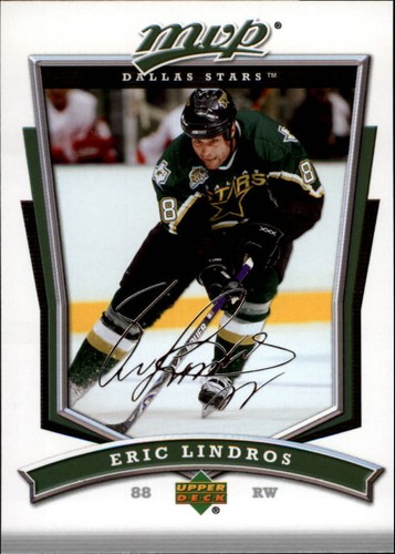 2007-08 Upper Deck MVP Stars Hockey Card #280 Eric Lindros | eBay