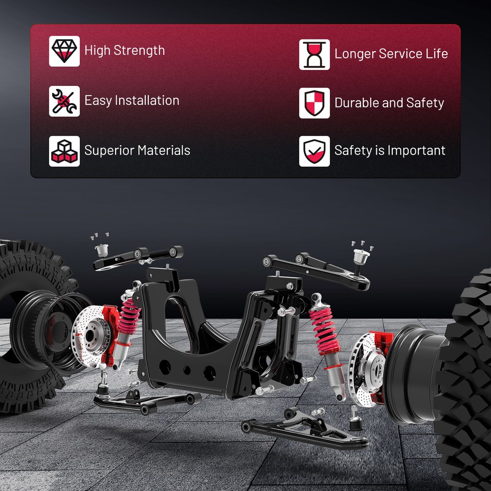 12pc Front End Kit for GMC Chevy Silverado Sierra Suburban Yukon XL ...