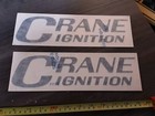 Lot of 2 Vintage Crane Cams Ignition Racing Decals Stickers NHRA Nascar ...