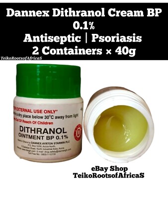 2 × Dannex Dithranol Cream BP 0.1% - 40g | eBay