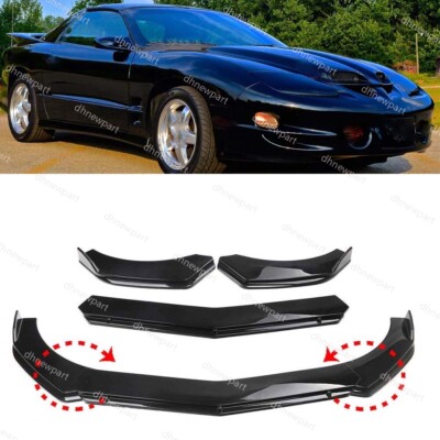 For Pontiac Firebird Car Front Bumper Lip Splitter Spoiler Chin Body ...