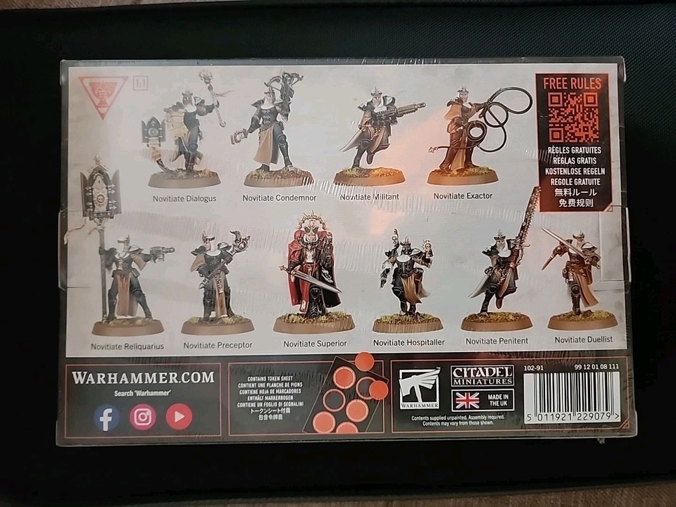 Games Workshop Warhammer 40K Kill Team Novitiates Miniatures NIB 102-91 ...