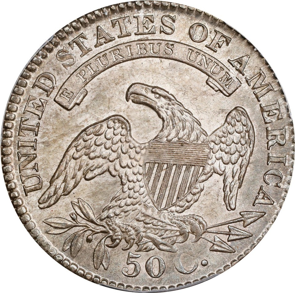 1830 50C Small 0 Overton 106 Capped Bust Half Dollar PCGS MS65+ (CAC ...