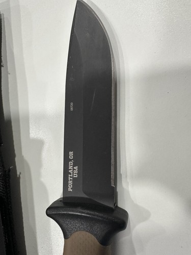 Gerber Prodigy Fixed Blade Knife Coyote Brown Tan Grip Discontinued USA ...