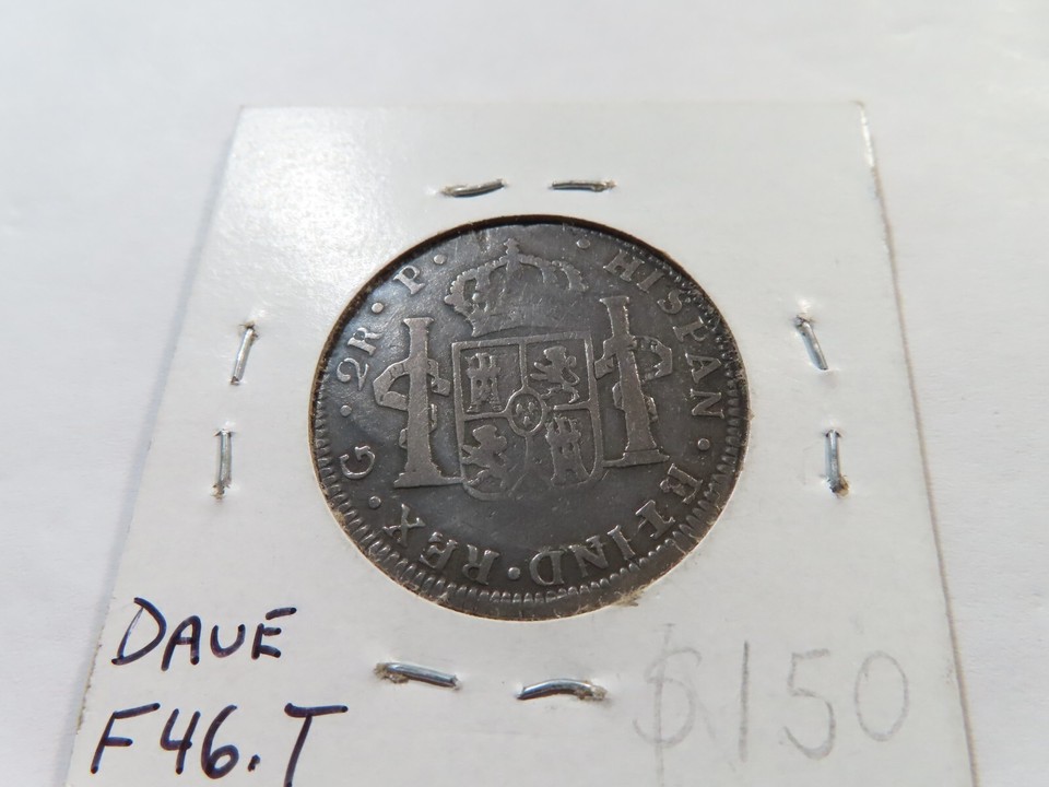 G117 Guatemala 1772-G, P Silver 2 Reales | eBay