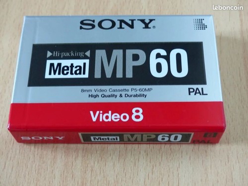 Cassette Video 8 SONY Metal MP 60 (Neuve sous Blister) | eBay