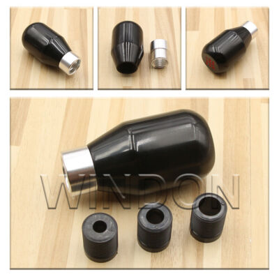 Universal Car Black 5 Speed Manual Gear Shifter Stick Shift Knob Lever ...
