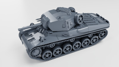 WW2 SWEDEN STRIDSVAGN M/42 MEDIUM TANK,STRV M42-3D PRINTED,MANY SCALES ...