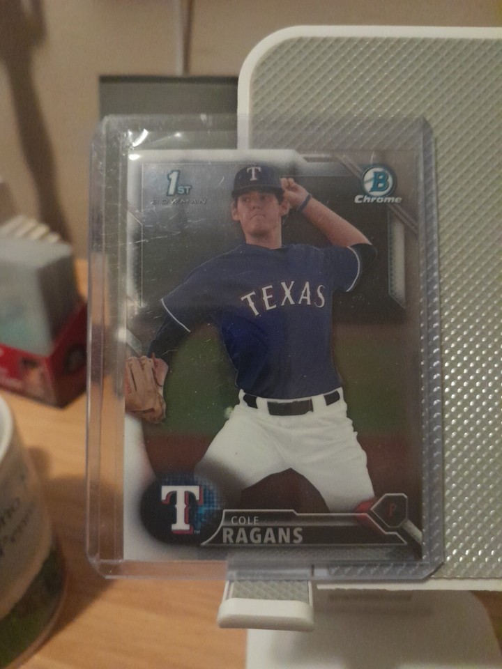 2016 1st Bowman Chrome Cole Ragans.mint.gem.sharp corners. A WINNER ...