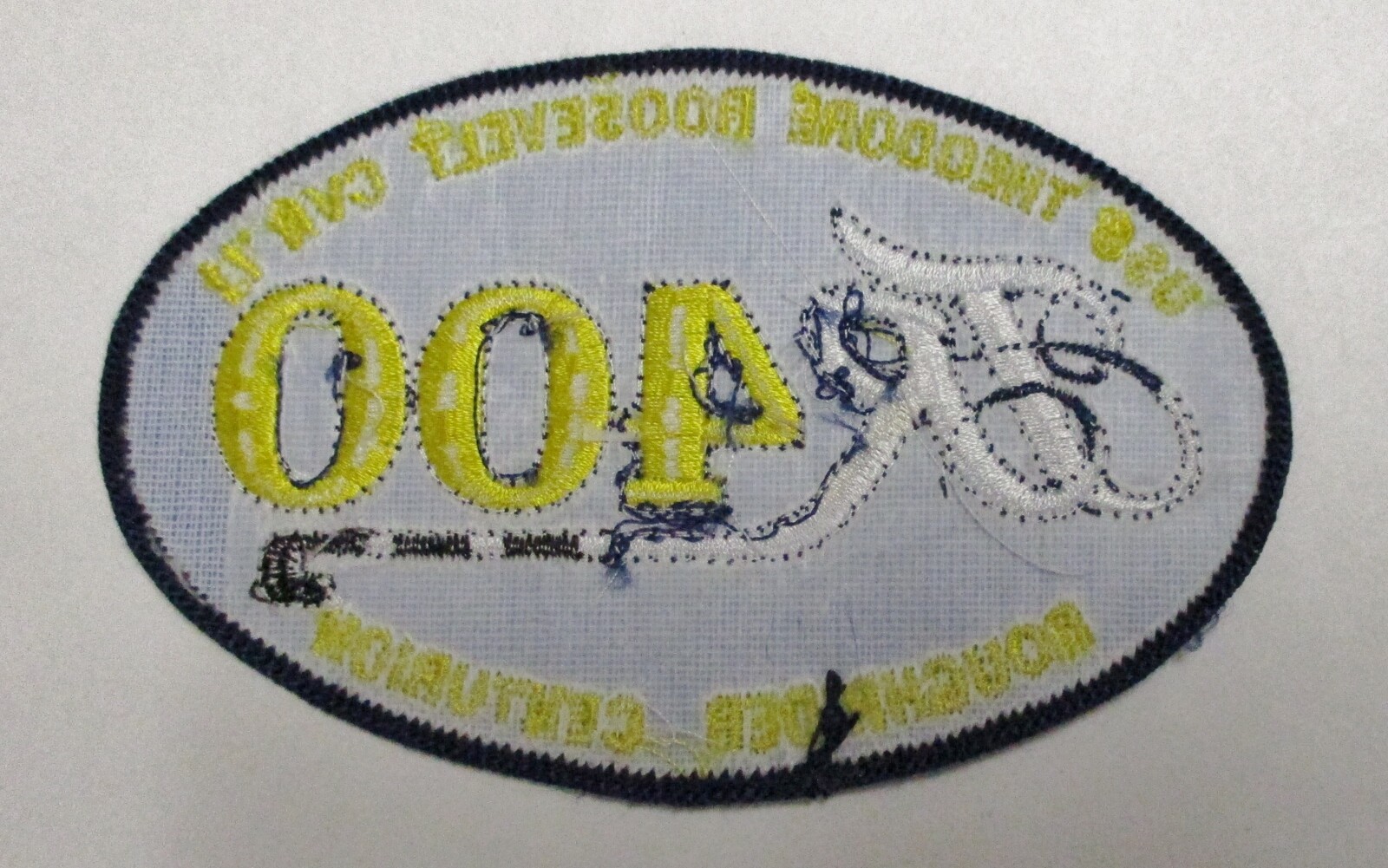US NAVY USS THEODORE ROOSEVELT CVN-71 PATCH 400 ROUGHRIDER CENTURION ...