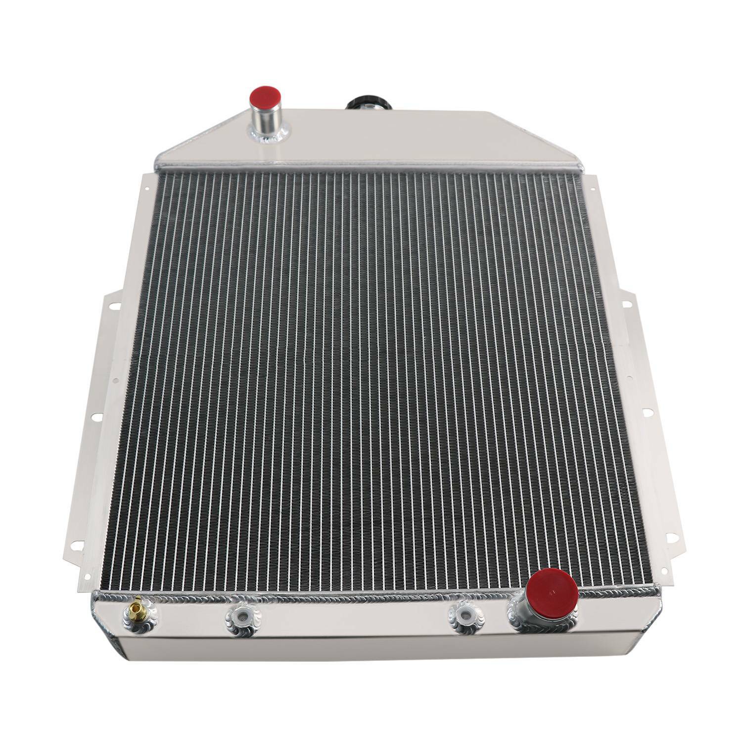 4 ROW Aluminum Radiator For 1942-1952 Ford F1 F2 F3 Pickup Trucks V8 ...