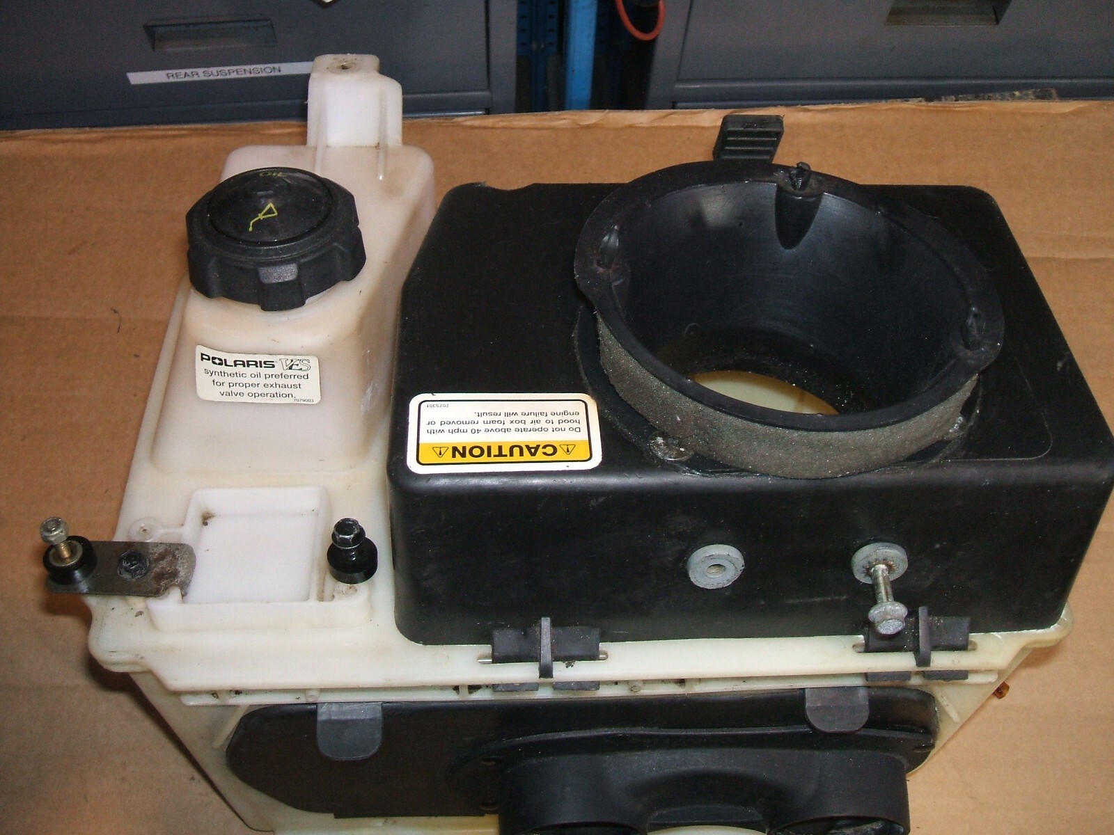 2001 Polaris XCSP 600 Air Silencer Assy., P/N 1253336, 5433514, 5411770 ...