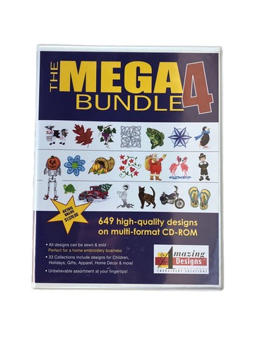 The Mega Bundle 4 Amazing Designs Multi-format CDs CD ROM Collection ...