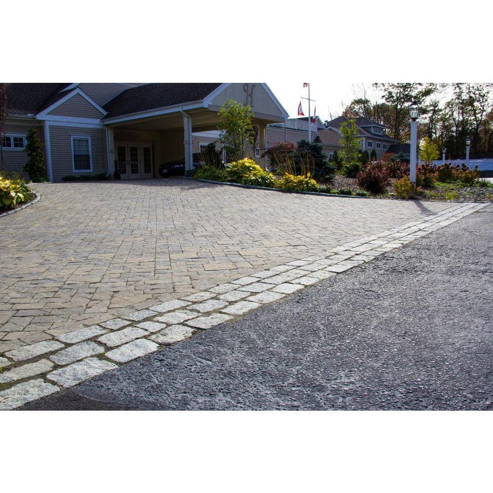 Nantucket Pavers Edger 10" x 7" x 4" Textured Granite Gray (50 Piece/41 ...