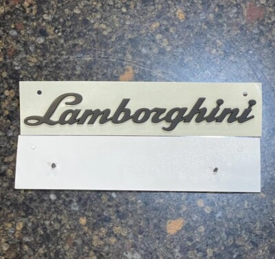 Lamborghini Huracan Gallardo Murcielago OEM Logo Script Emblem Badge ...