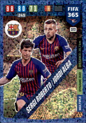 Panini Fifa 365 2020 Karten Cards 372 - Sergi Roberto/Jordi Alba ...